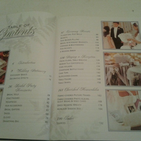 Accents | Handcrafted Weddings Book Hcdj 10 Projects Illust | Poshmark